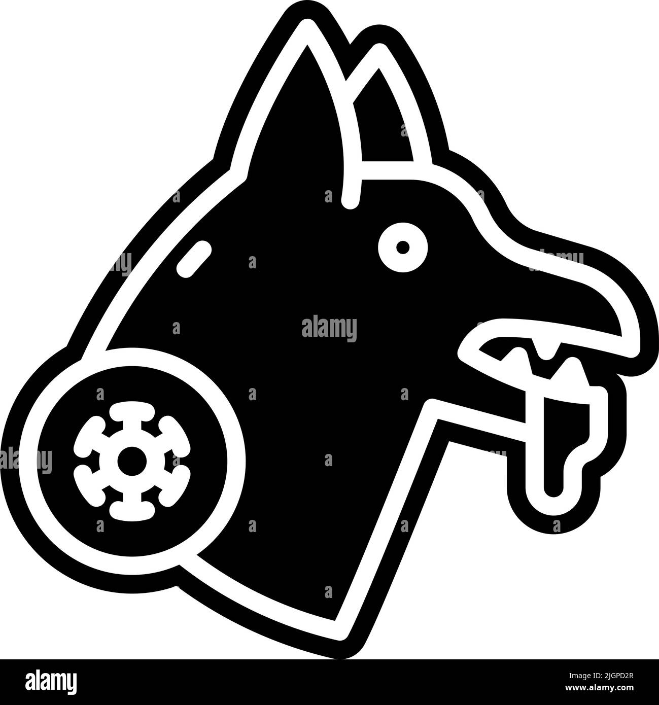 Diseases rabies icon Stock Vector Image & Art - Alamy