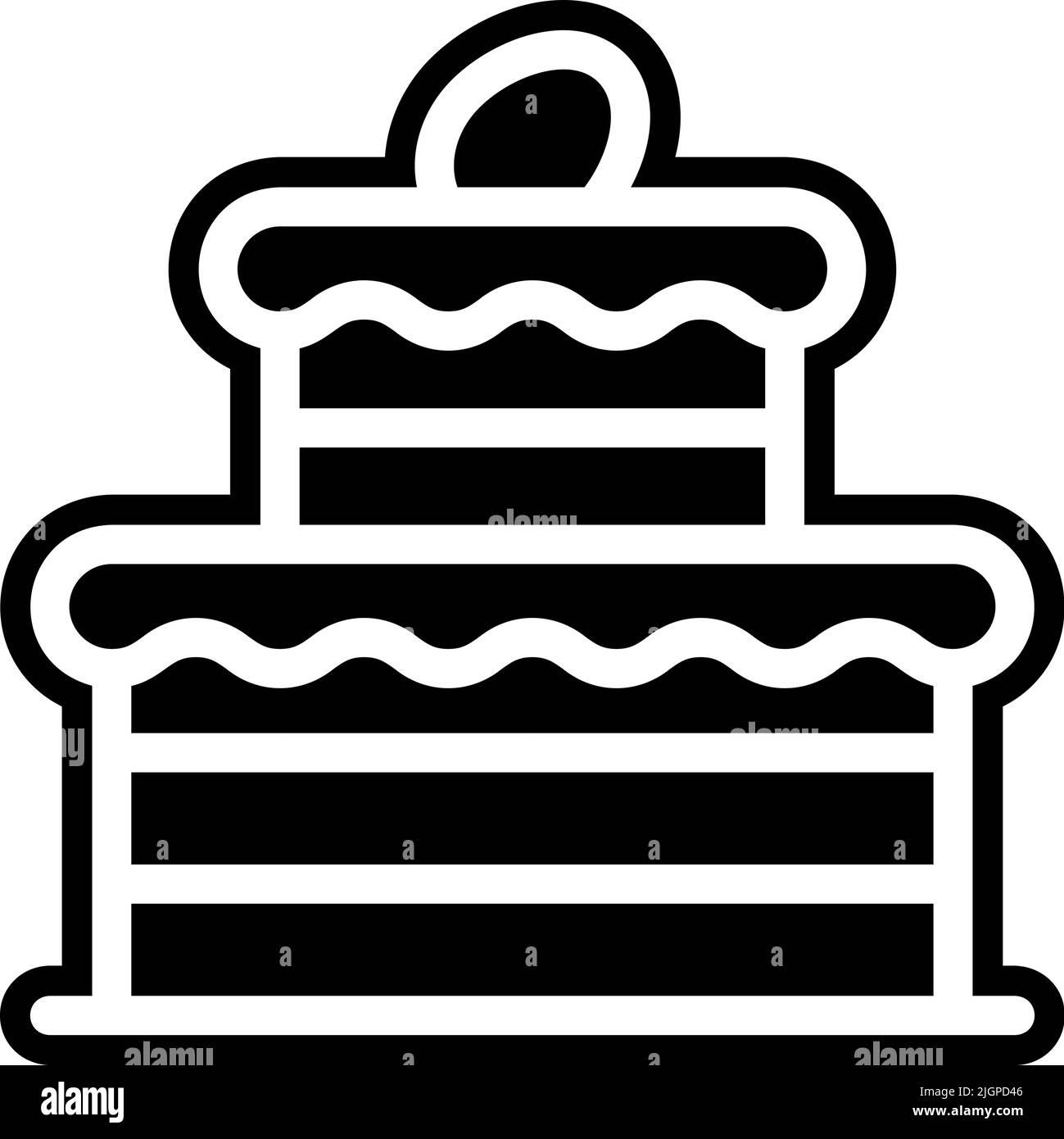 Easter cake icon simple Stock Vector Images - Alamy