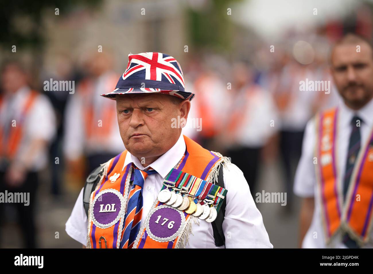 Orange order parade 2022 hi-res stock photography and images - Alamy