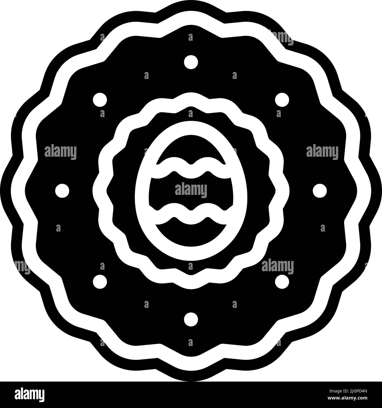 Easter wreath icon Stock Vector Image & Art - Alamy