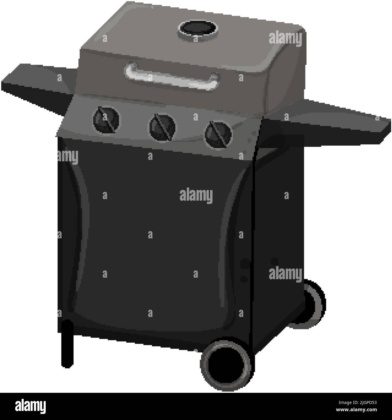 bbq barbecue grill cartoon vector illustration Stock Vector Image & Art ...