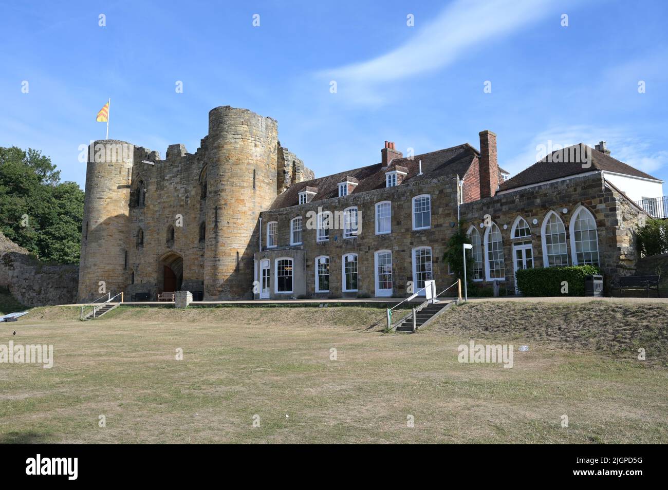 Tonbridge castle in kent Stock Photo - Alamy