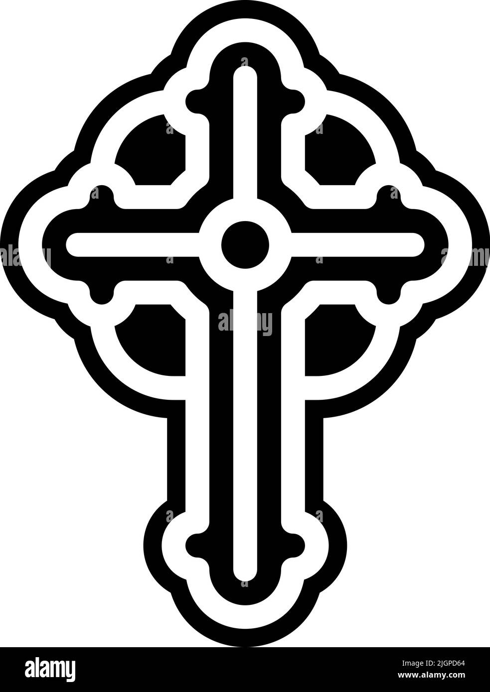 Easter cross icon Stock Vector Image & Art - Alamy