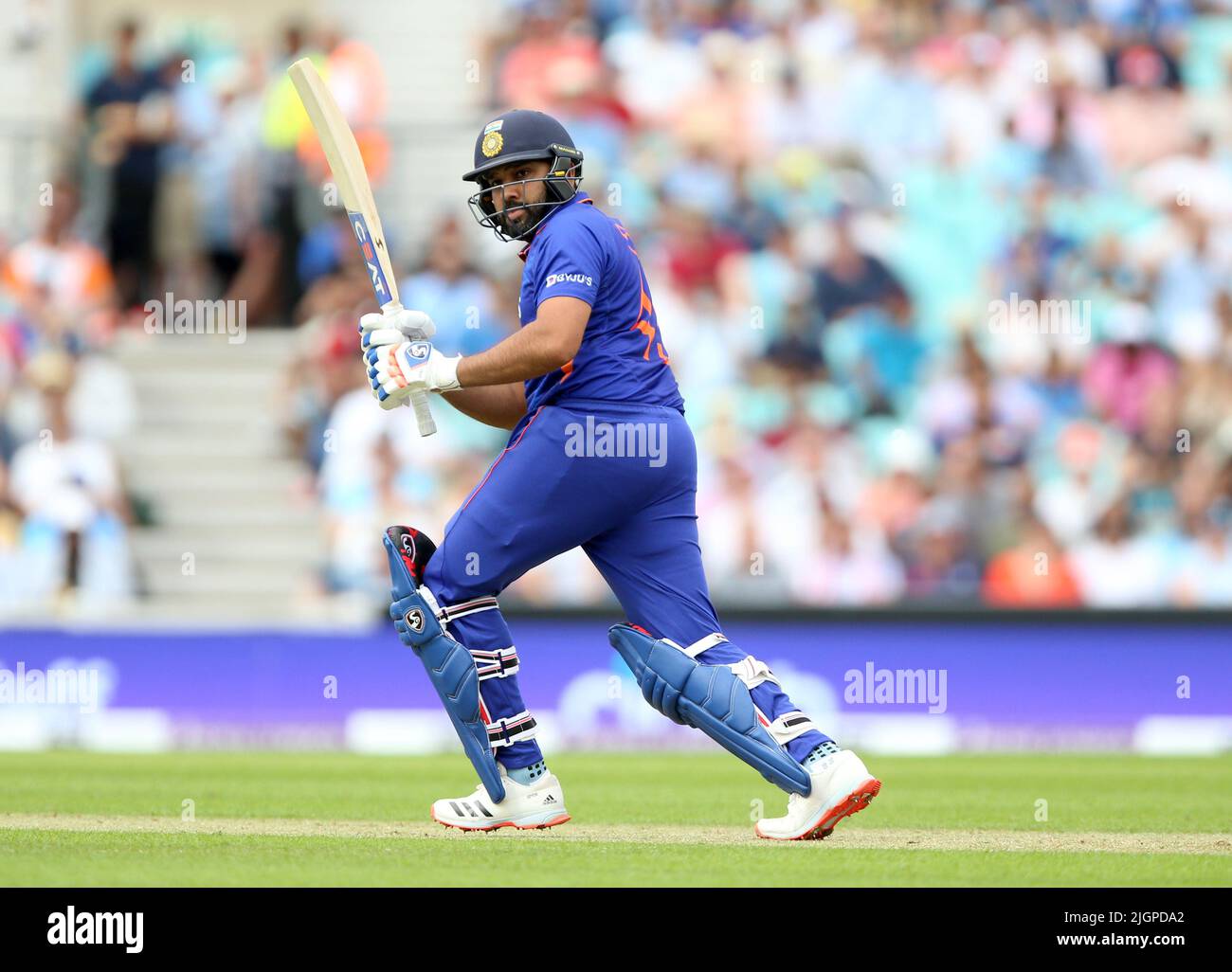 India’s Rohit Sharma bats during the first one day international match ...