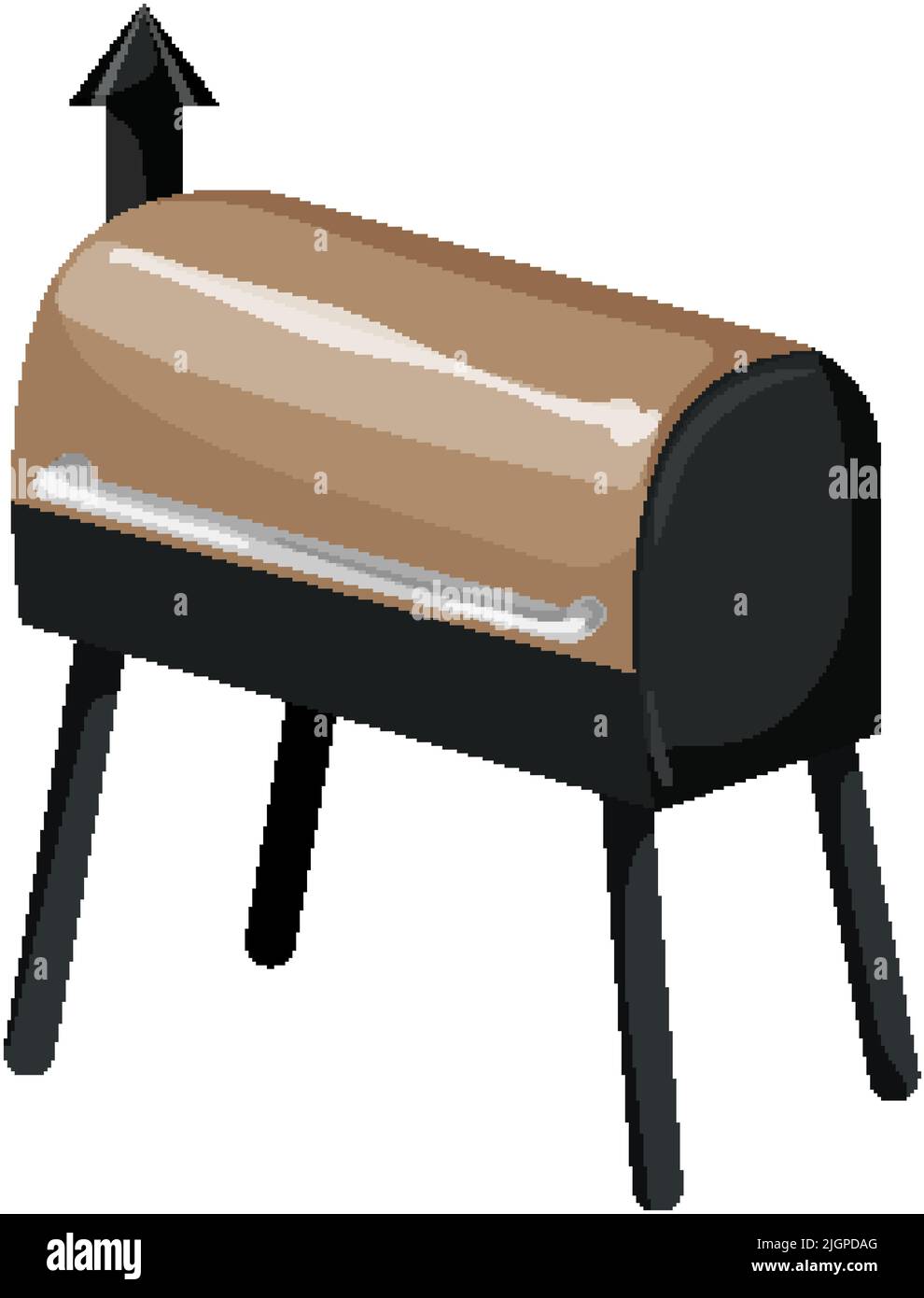 meat barbecue grill cartoon vector illustration Stock Vector Image ...