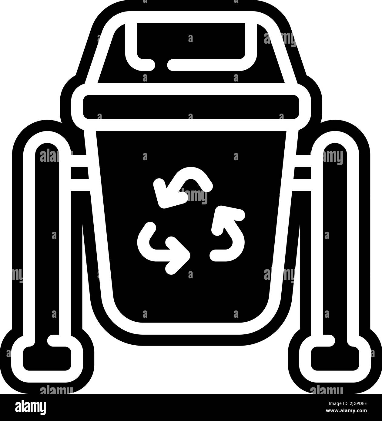 Ecology recycle bin icon Stock Vector Image & Art - Alamy Ecology recycle bin icon Stock Vector Image & Art - Alamy