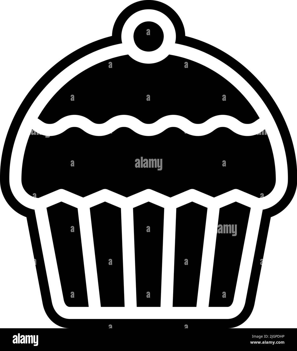 Traditional cupcake easter cake Stock Vector Images - Alamy