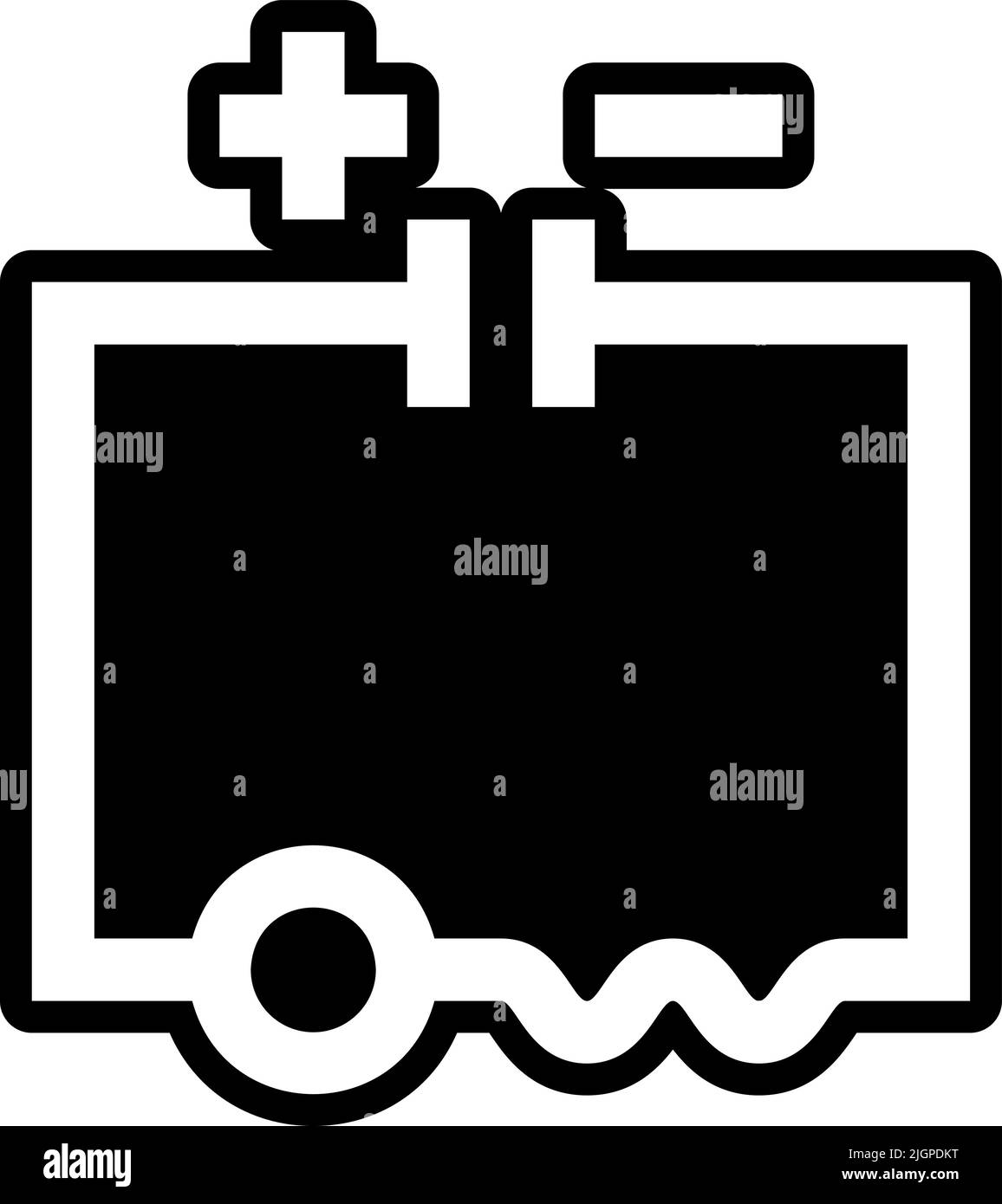 Electrician tools and elements circuit icon Stock Vector Image & Art ...