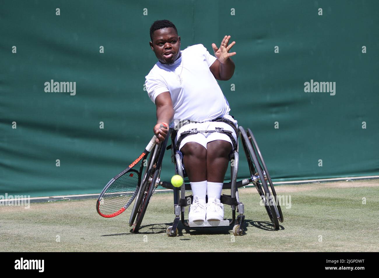 Donald Ramphadi of South Africa is a tennis player playing in the ...