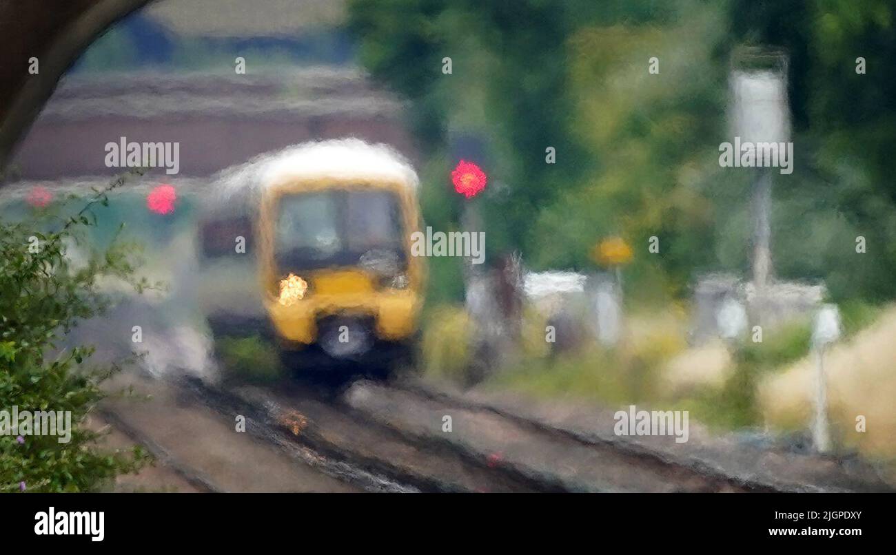 Uk heatwave 2022 railway hi-res stock photography and images - Alamy