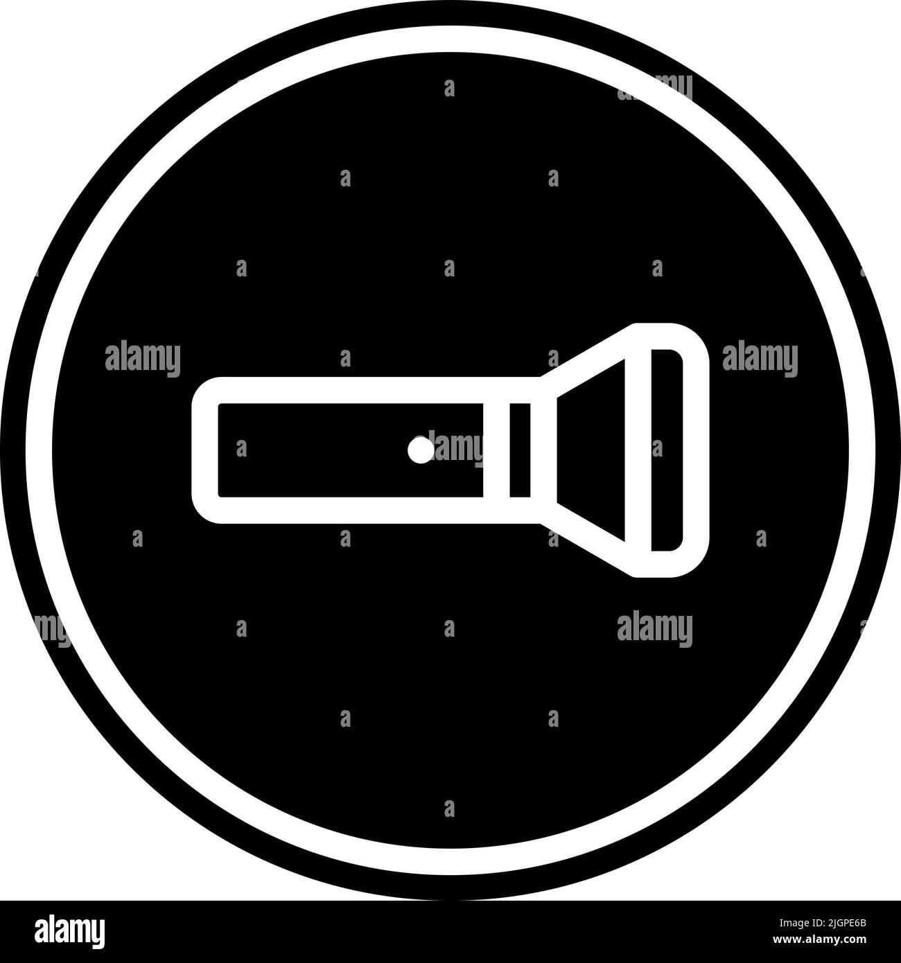 Electronics flashlight icon Stock Vector Image & Art - Alamy
