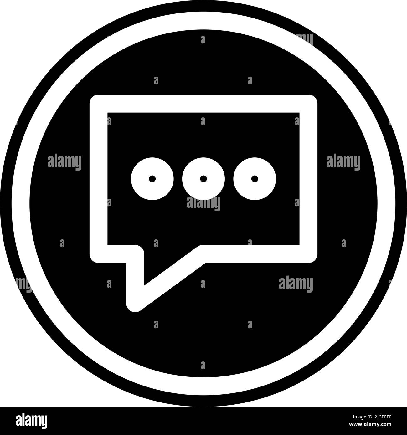 Essential element chat icon Stock Vector Image & Art - Alamy