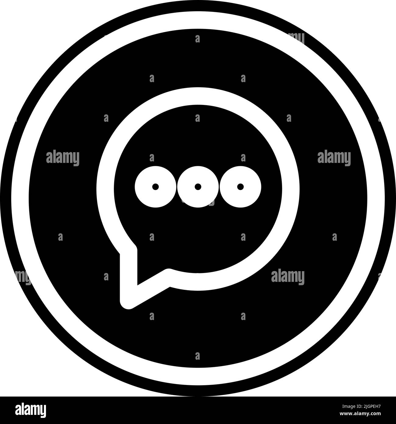 Essential element chat bubble icon Stock Vector Image & Art - Alamy