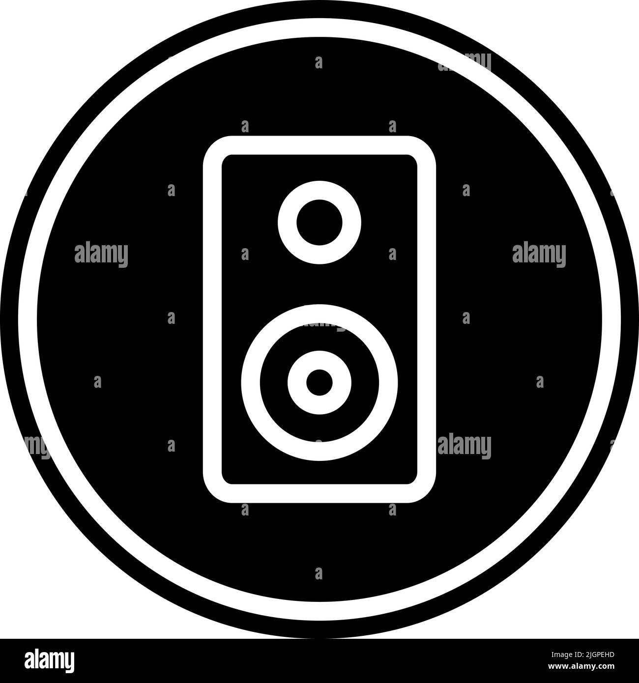 Electronics loud speaker icon Stock Vector Image & Art - Alamy