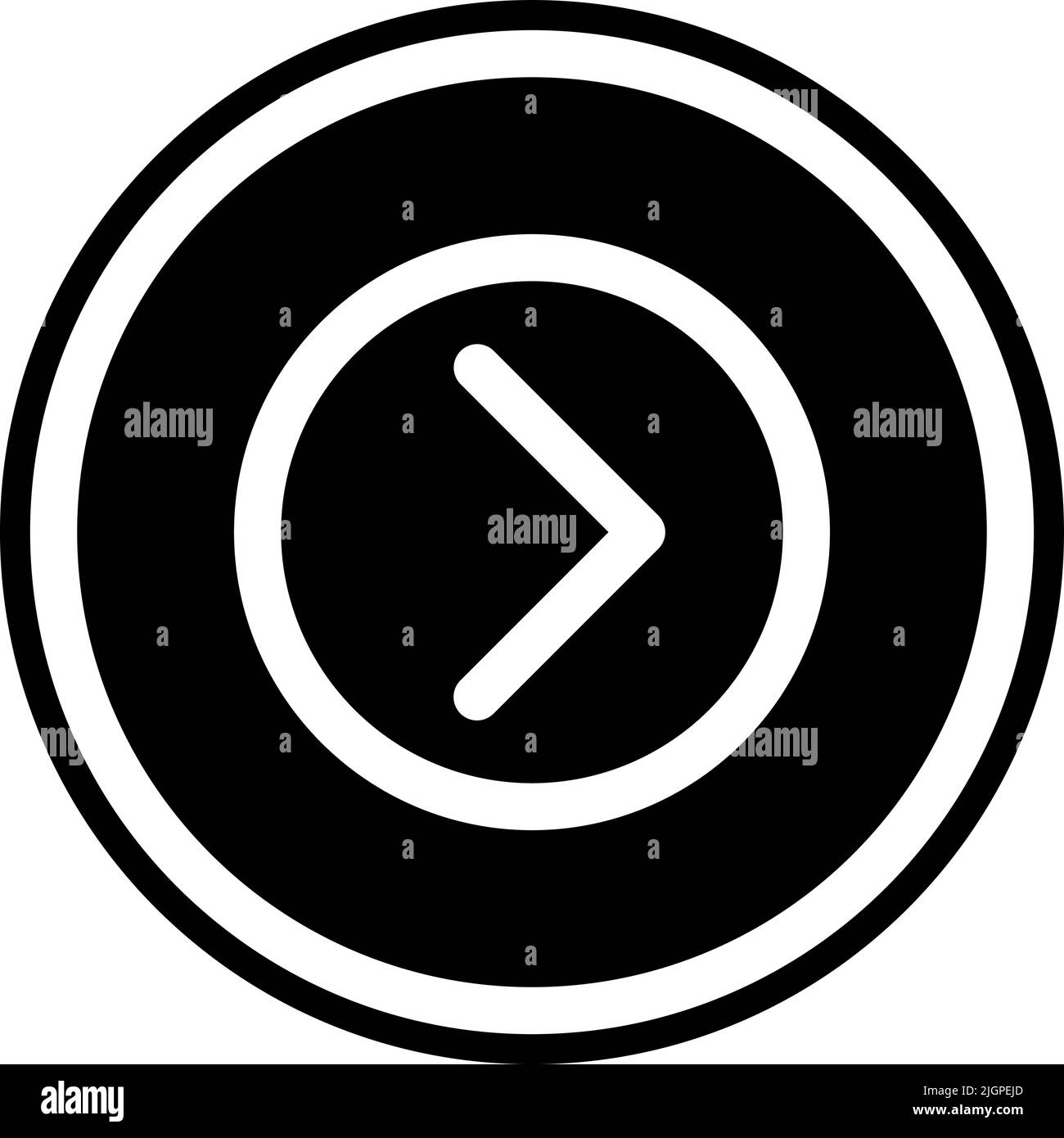 Essential element right arrow icon Stock Vector Image & Art - Alamy