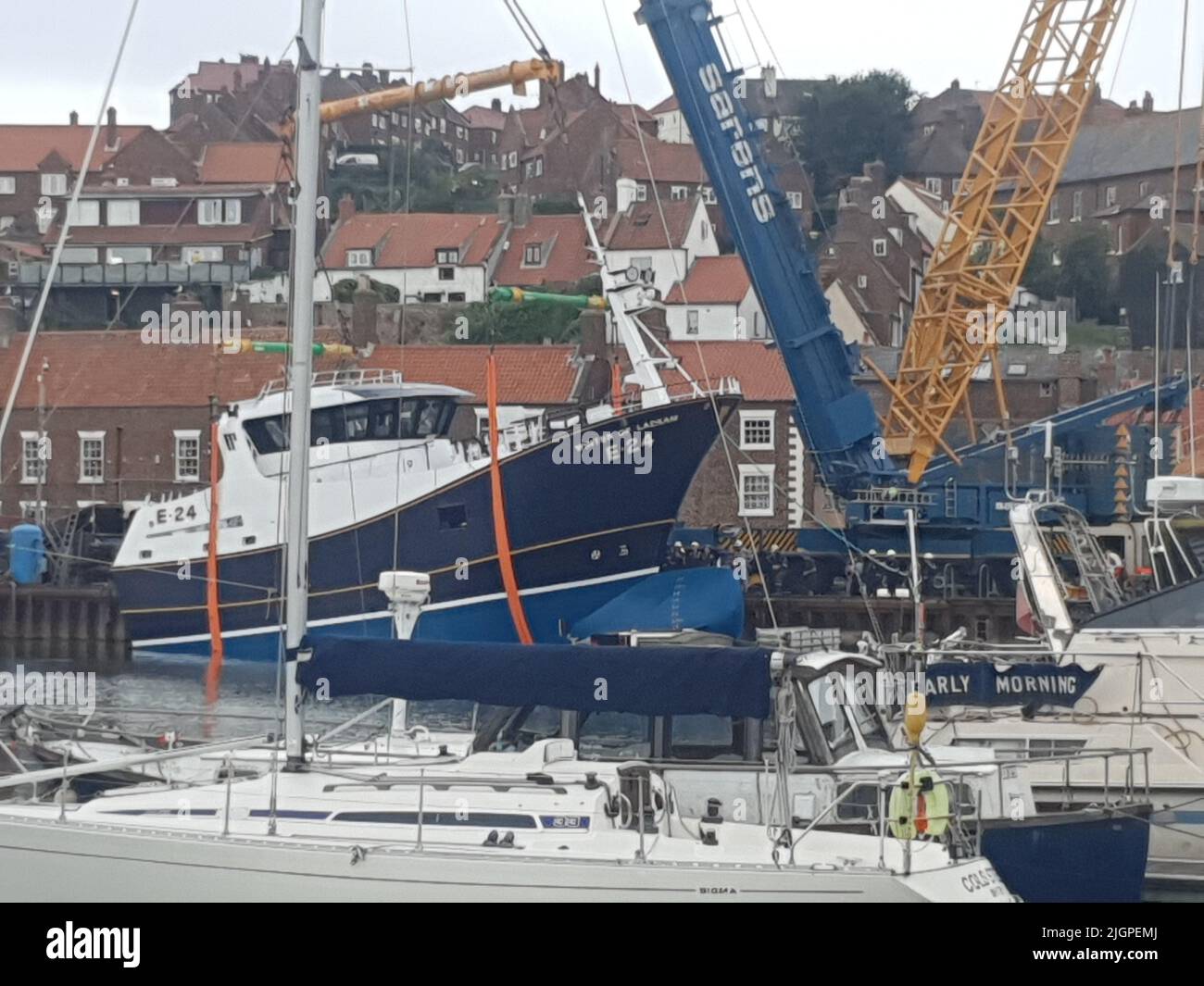 Trawler launch hi-res stock photography and images - Alamy