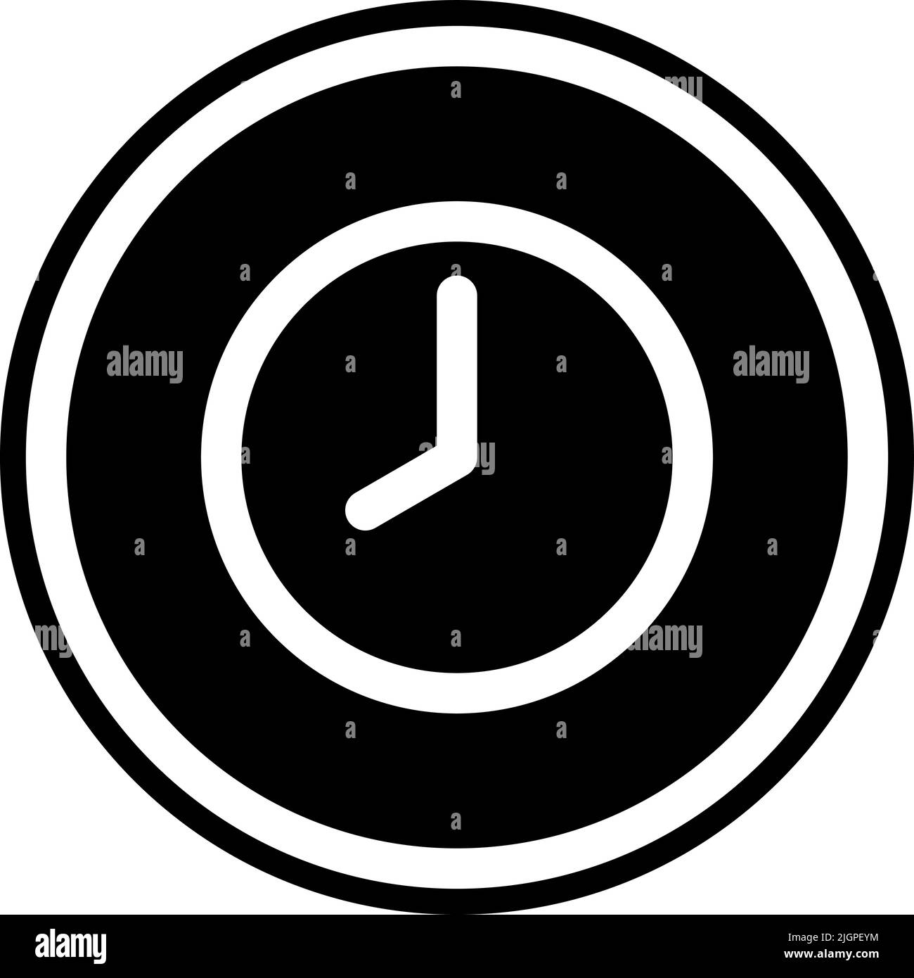 Essential element clock icon Stock Vector Image & Art - Alamy
