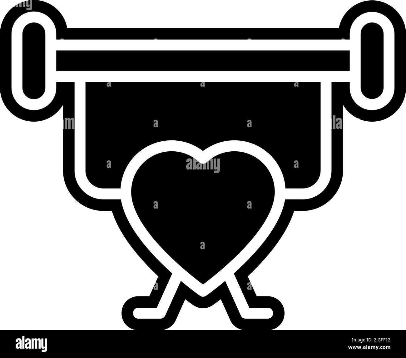 Exercise weightlifter icon Stock Vector Image & Art - Alamy