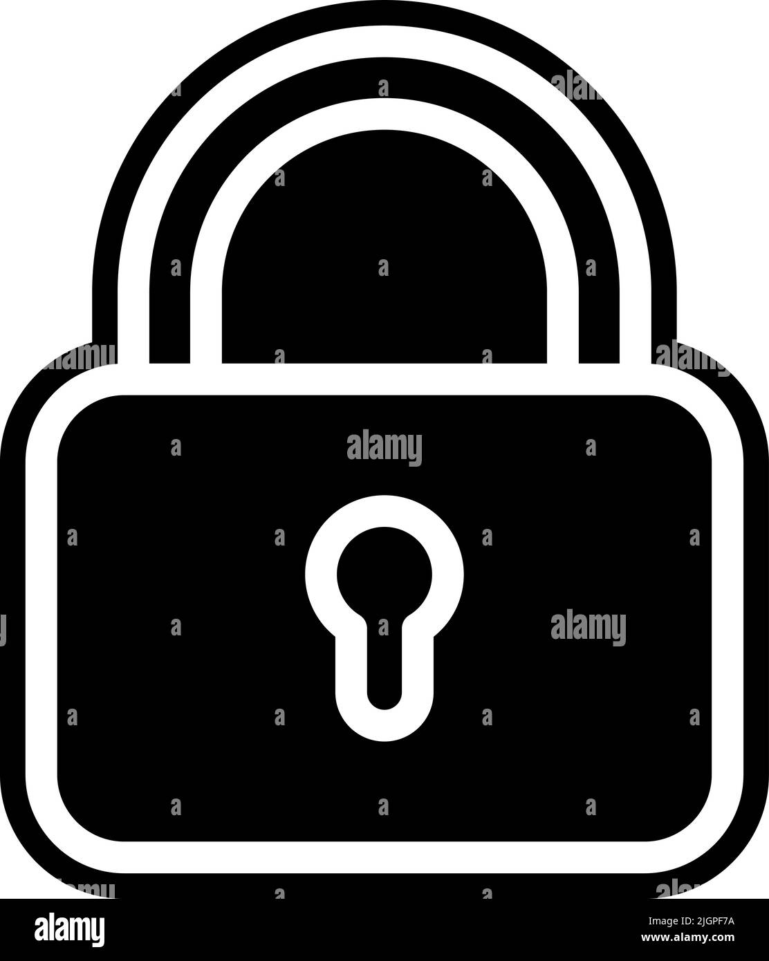 Files lock icon Stock Vector Image & Art - Alamy