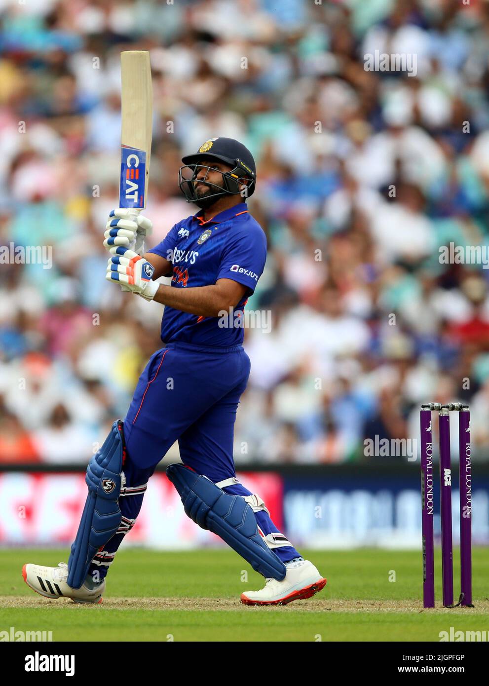 India’s Rohit Sharma bats during the first one day international match ...
