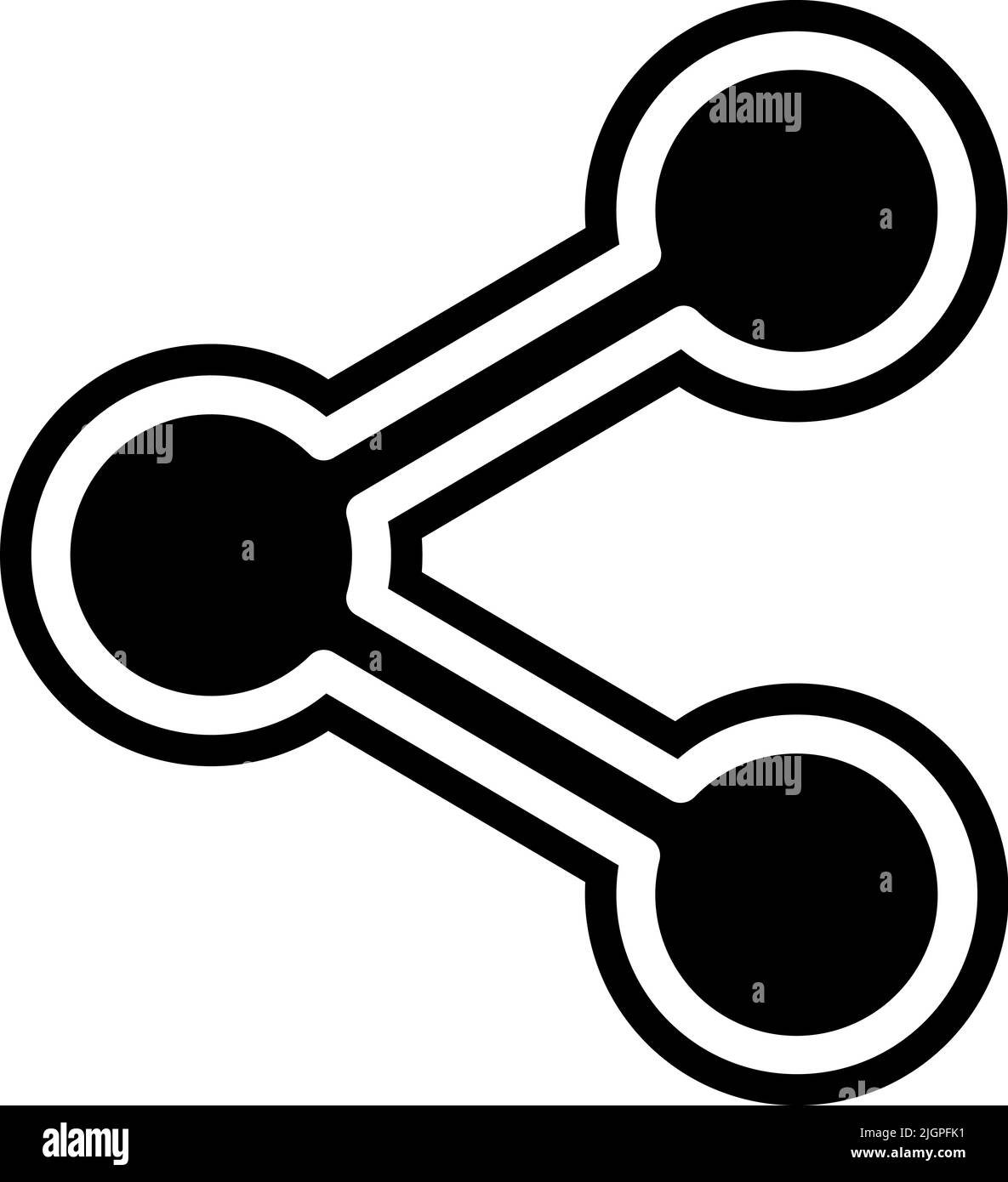 Glyph folder share Stock Vector Images - Alamy