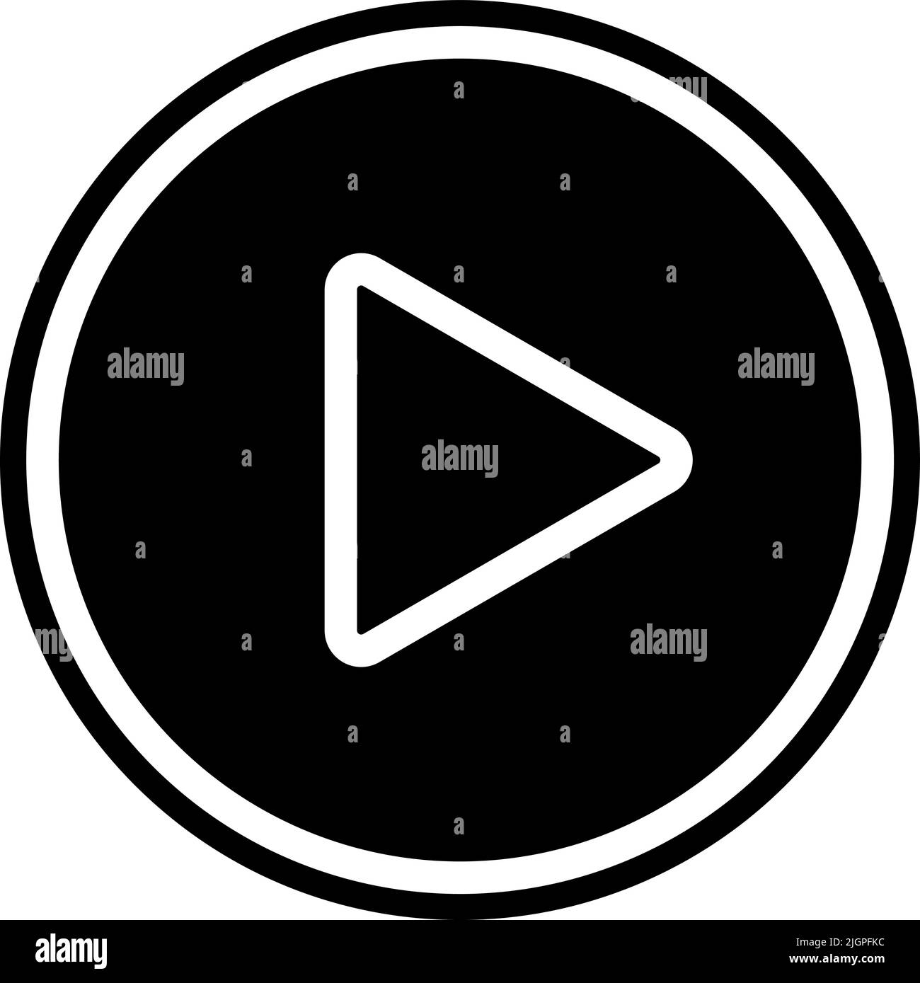 Files play icon Stock Vector Images - Alamy