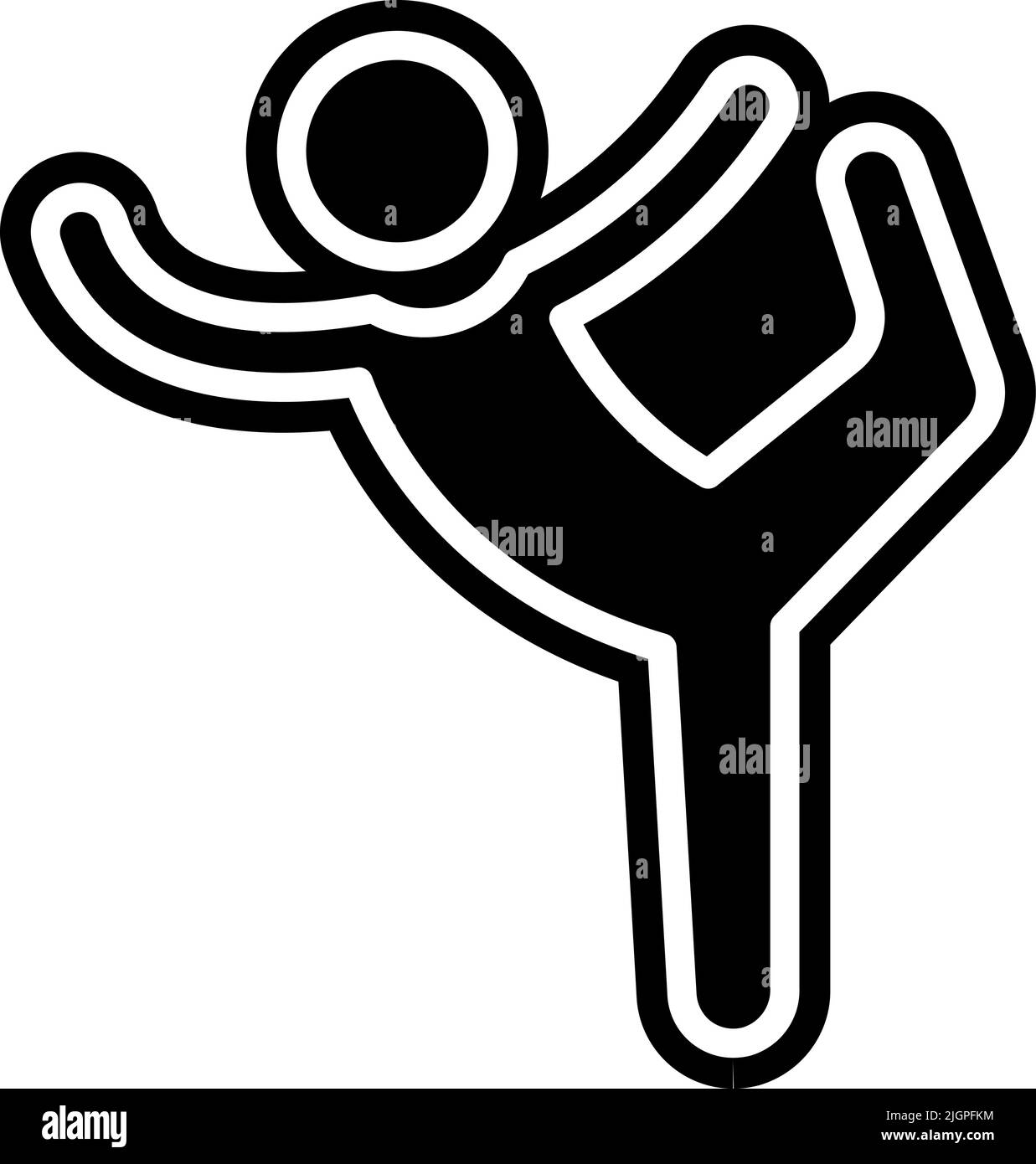 Exercise gymnastic icon Stock Vector Image & Art - Alamy