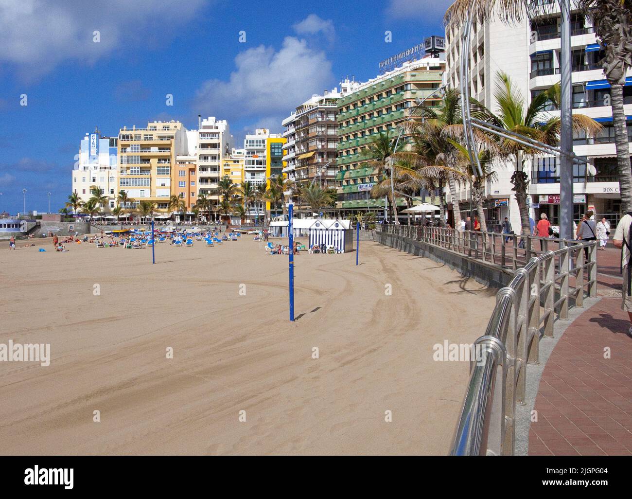 Promenade at Playa de las Canteras, Las Palmas, Grand Canary, Canary ...