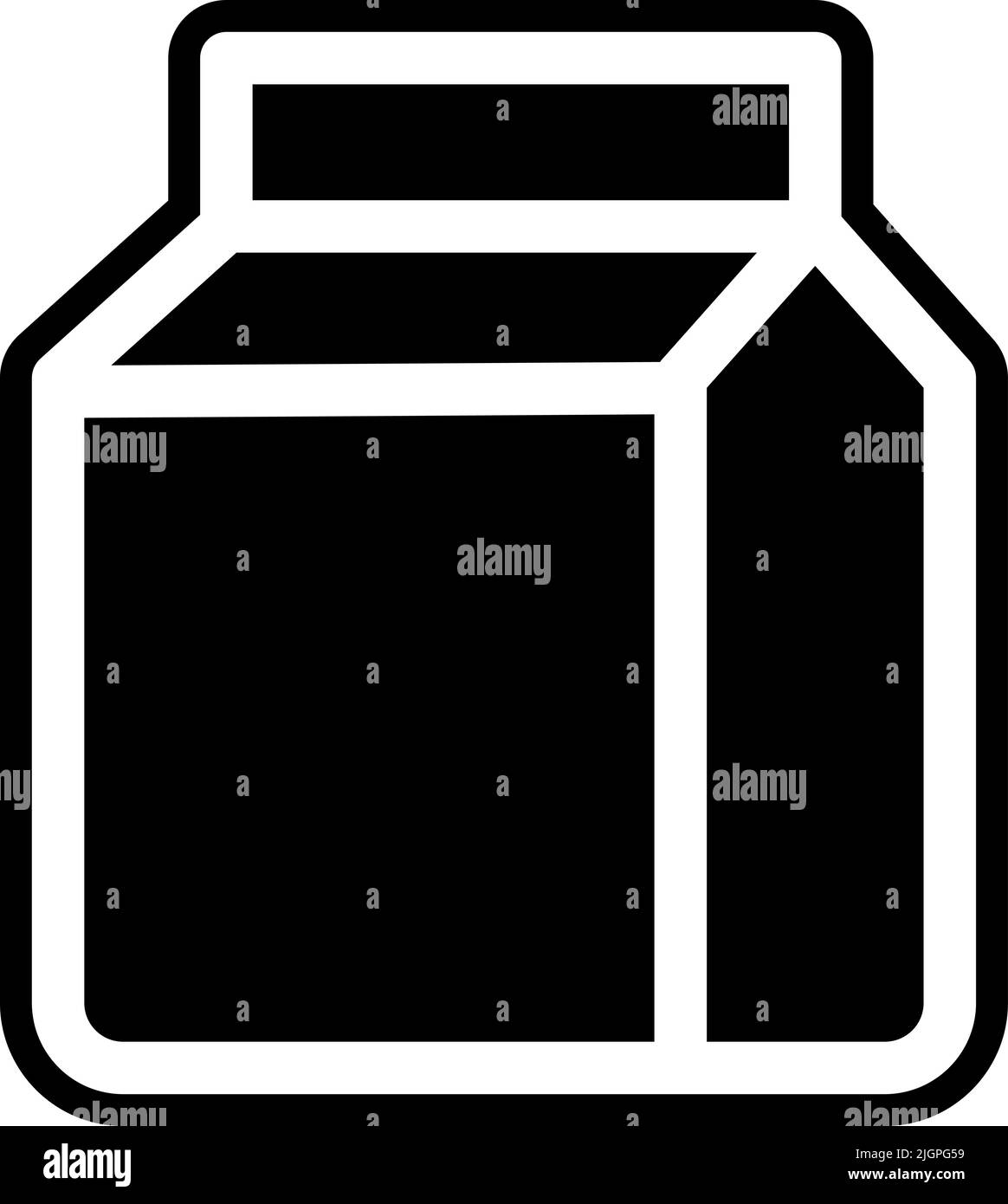 Fresh milk set logo Black and White Stock Photos & Images - Alamy