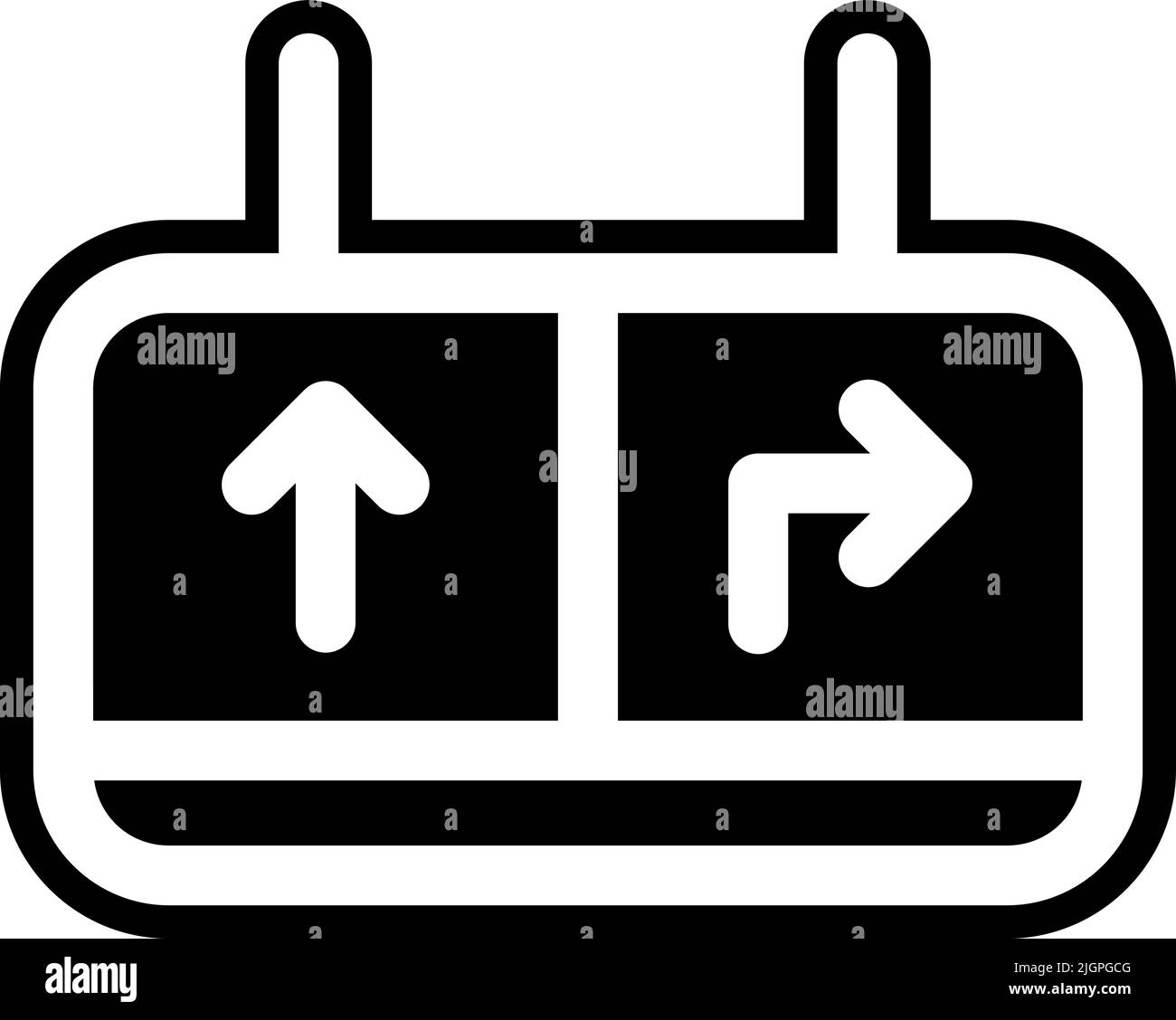 Highway signboard icon Stock Vector Image & Art - Alamy