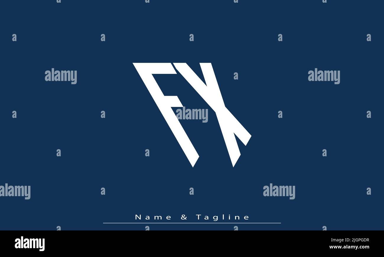 Letter fx logo hi-res stock photography and images - Alamy