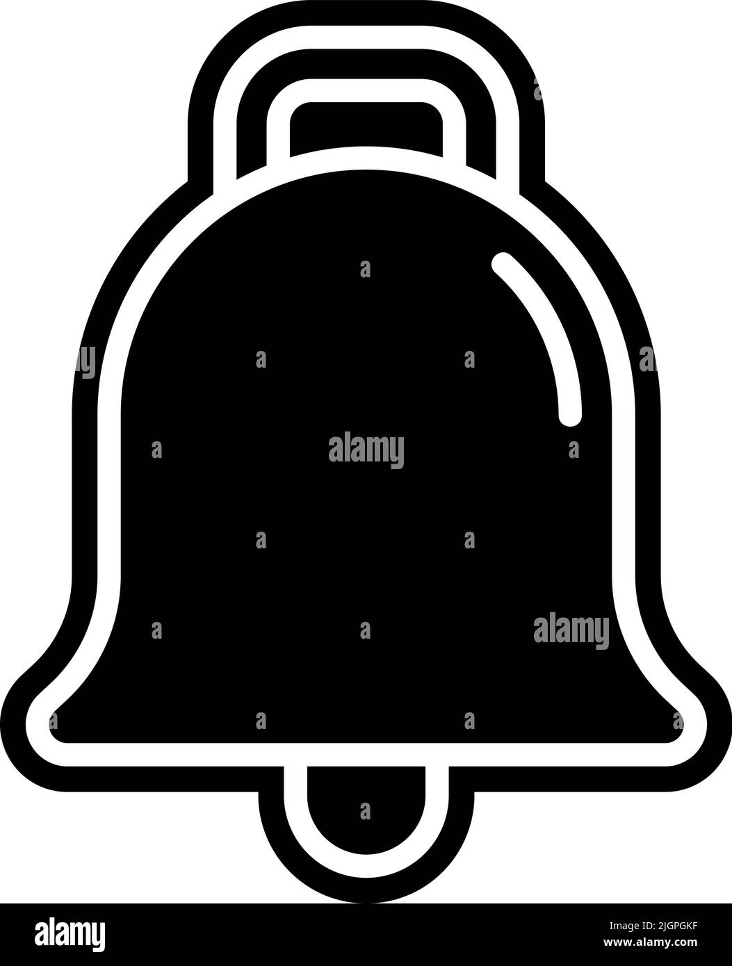 Kindergarten bell icon Stock Vector Image & Art - Alamy