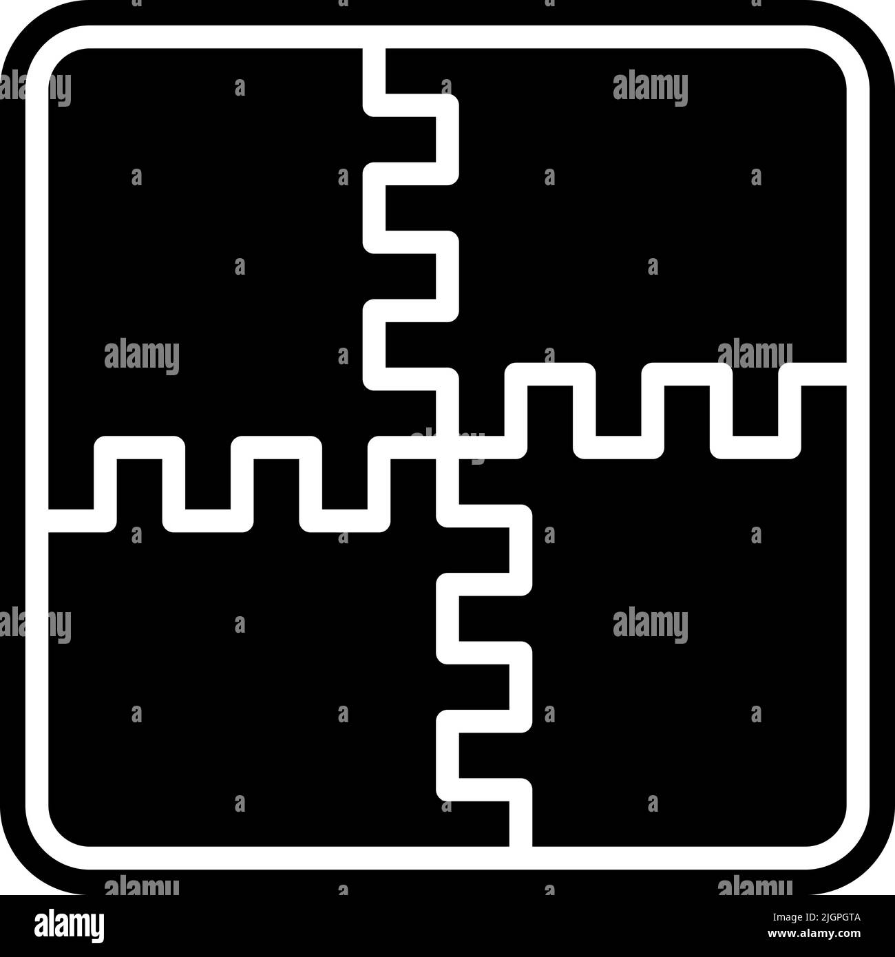 Kindergarten shape icon Black and White Stock Photos & Images - Alamy