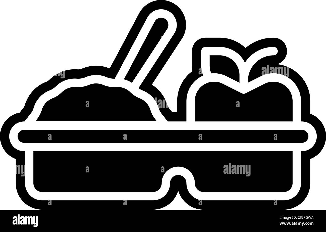 Kindergarten food tray icon Stock Vector Image & Art - Alamy
