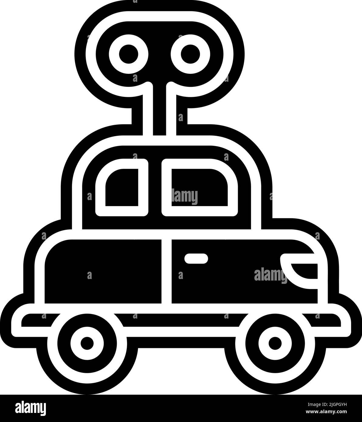 Kindergarten toy car icon Stock Vector Image & Art - Alamy