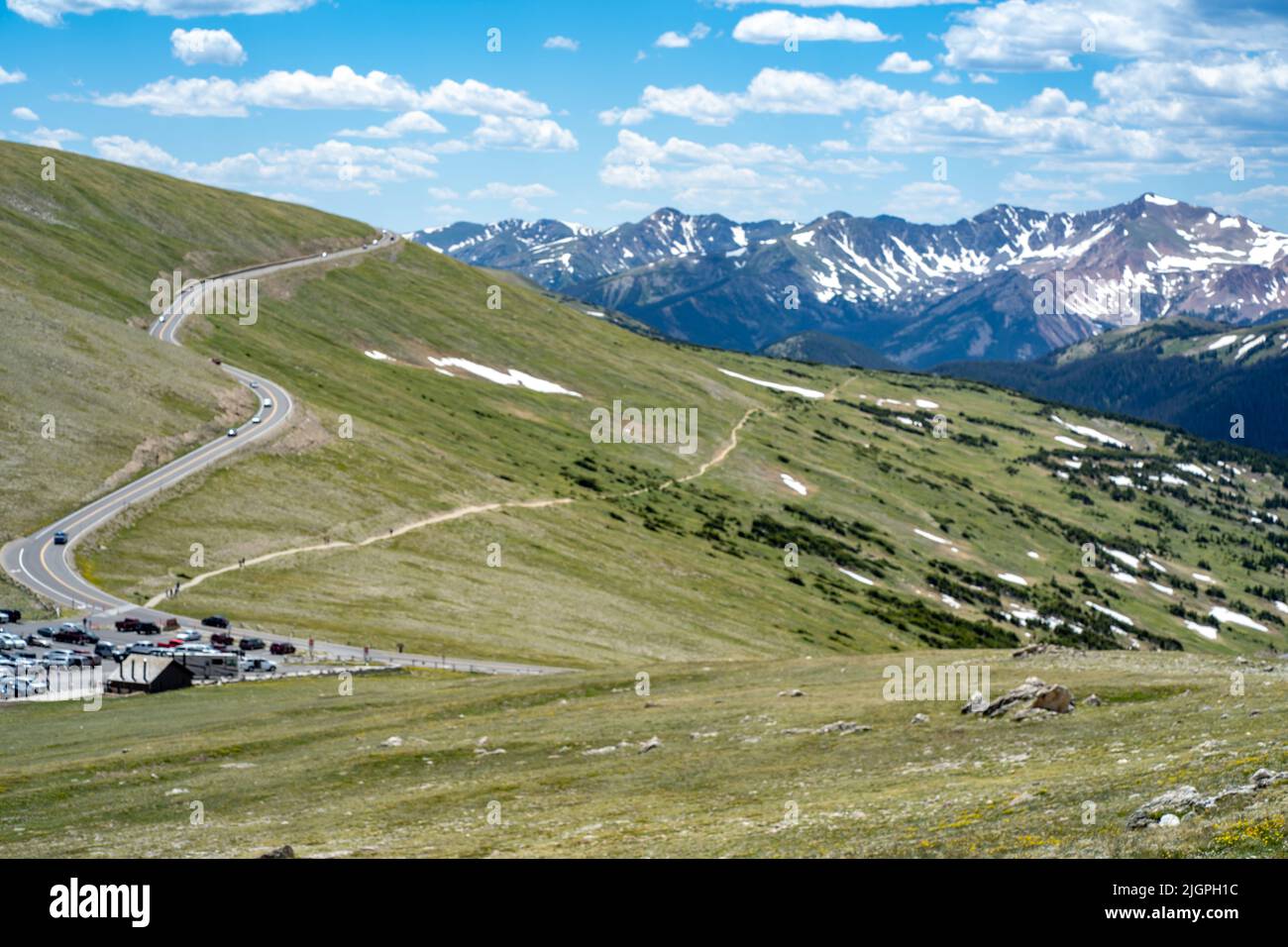 Paved trail ridge road hi-res stock photography and images - Alamy
