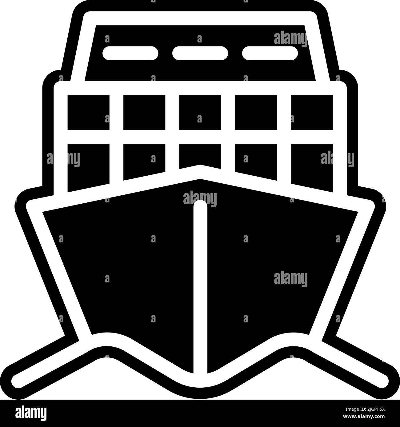 Delivery cargo ship Black and White Stock Photos & Images - Alamy