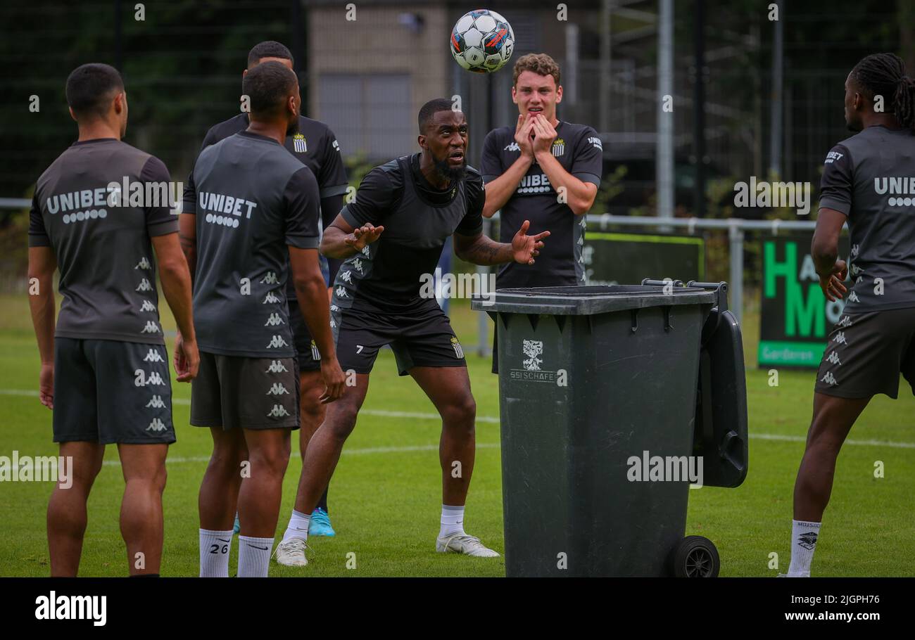 Garderen, The Netherlands. 12 July 2022, Charleroi's Isaac Mbenza ...