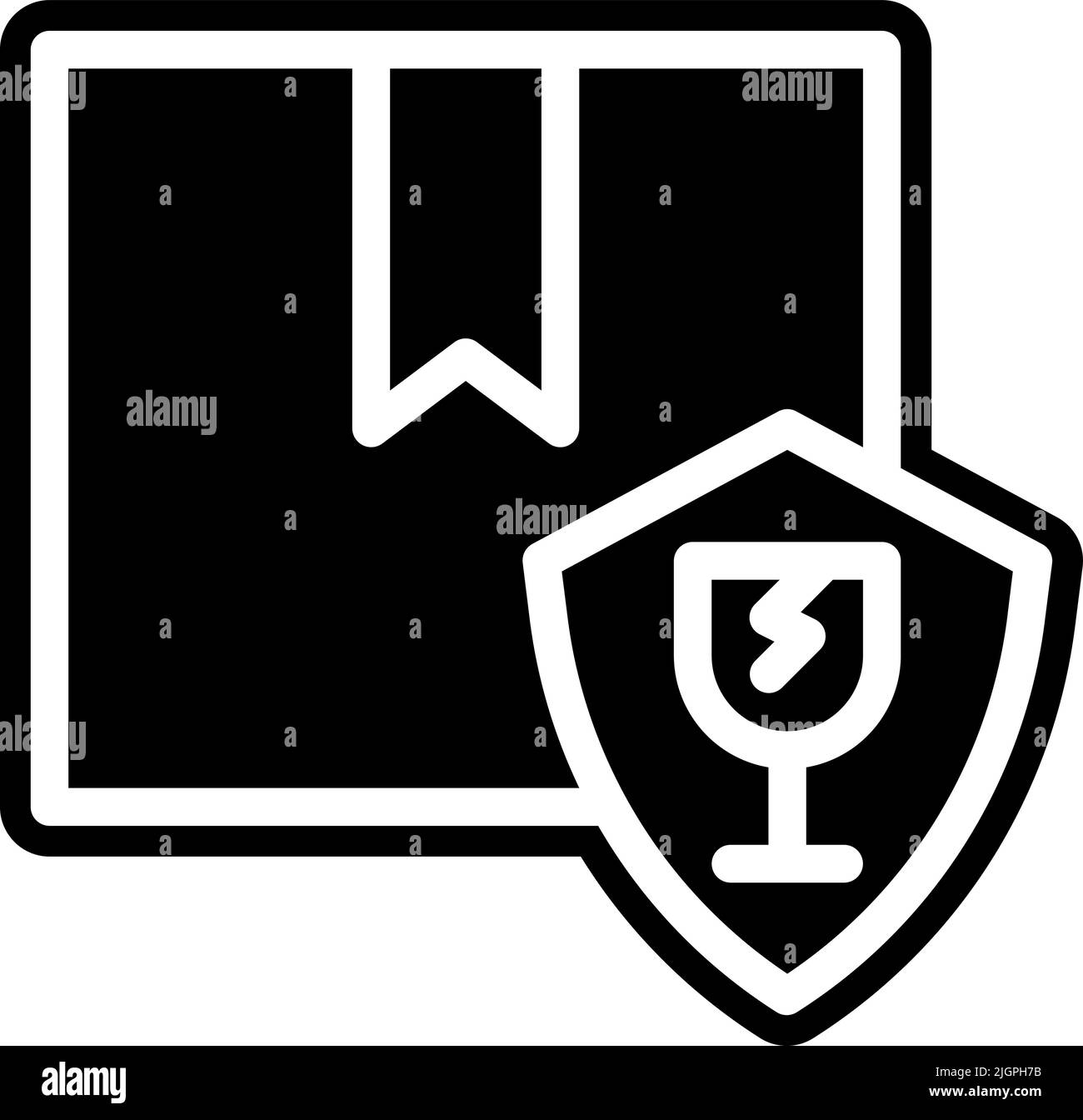 Logistics fragile icon Stock Vector Image & Art - Alamy