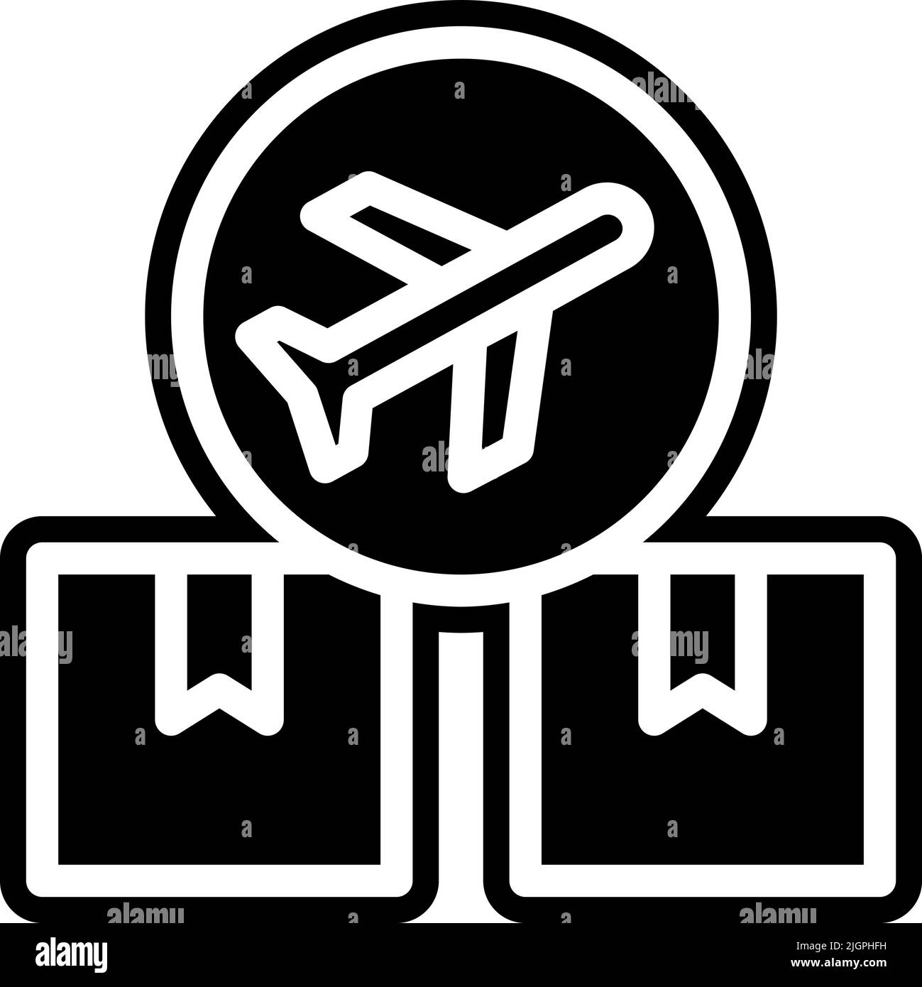 Logistics air freight icon Stock Vector Image & Art - Alamy