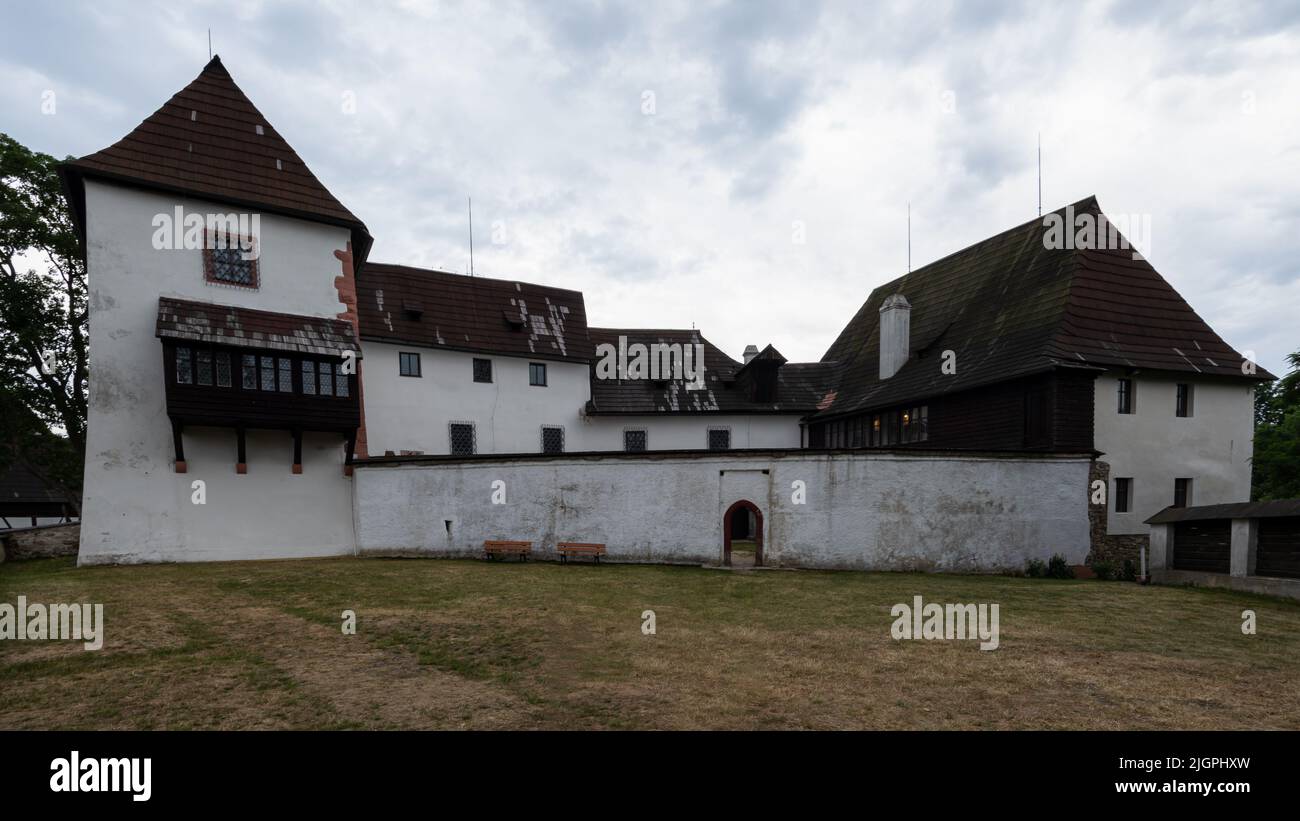 Seeberg Castle rear view Stock Photo - Alamy
