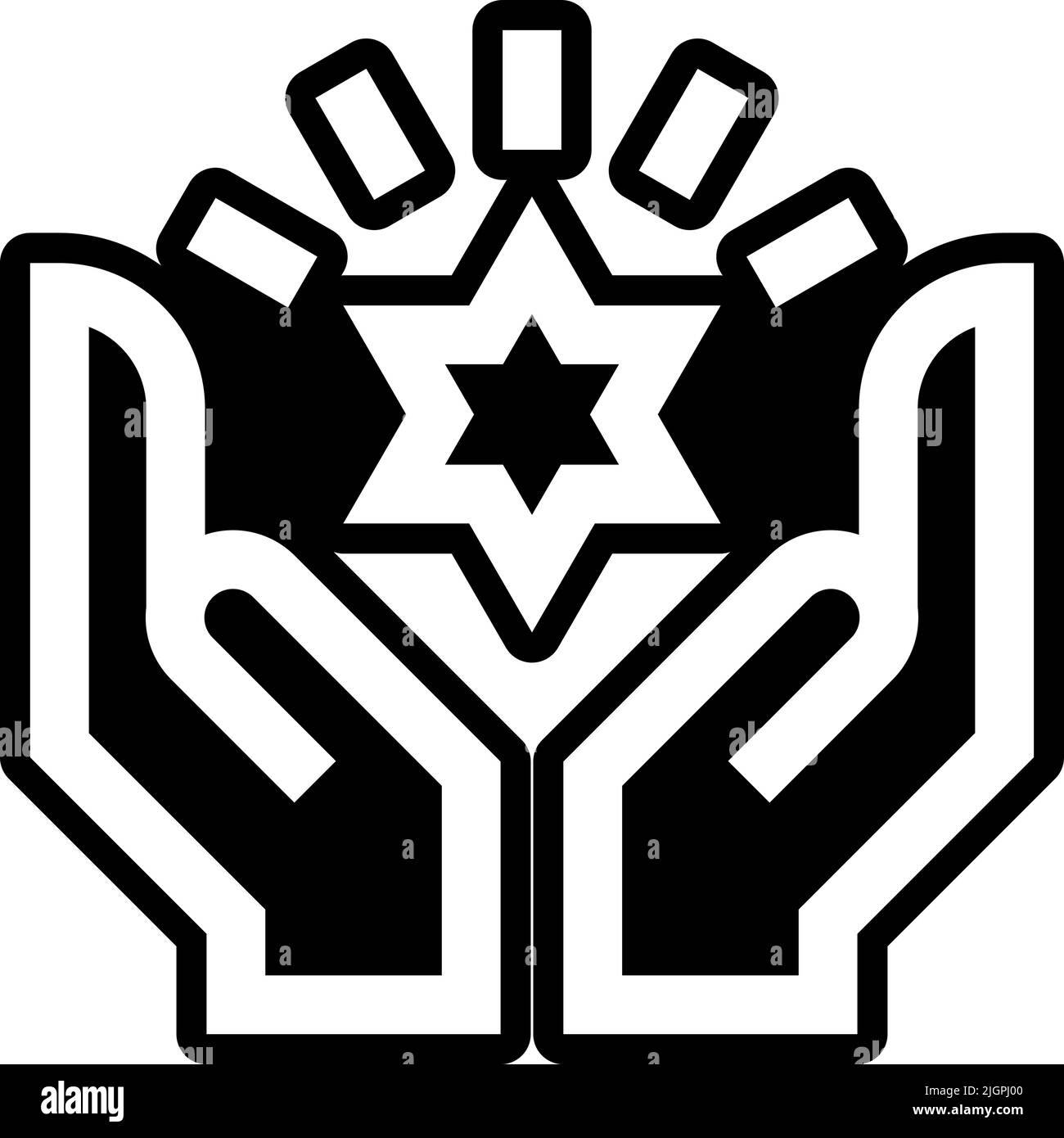 Passover star of david icon Stock Vector Image & Art - Alamy