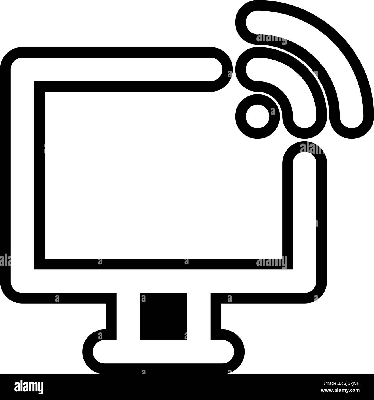 Smart home monitor icon Stock Vector Image & Art - Alamy