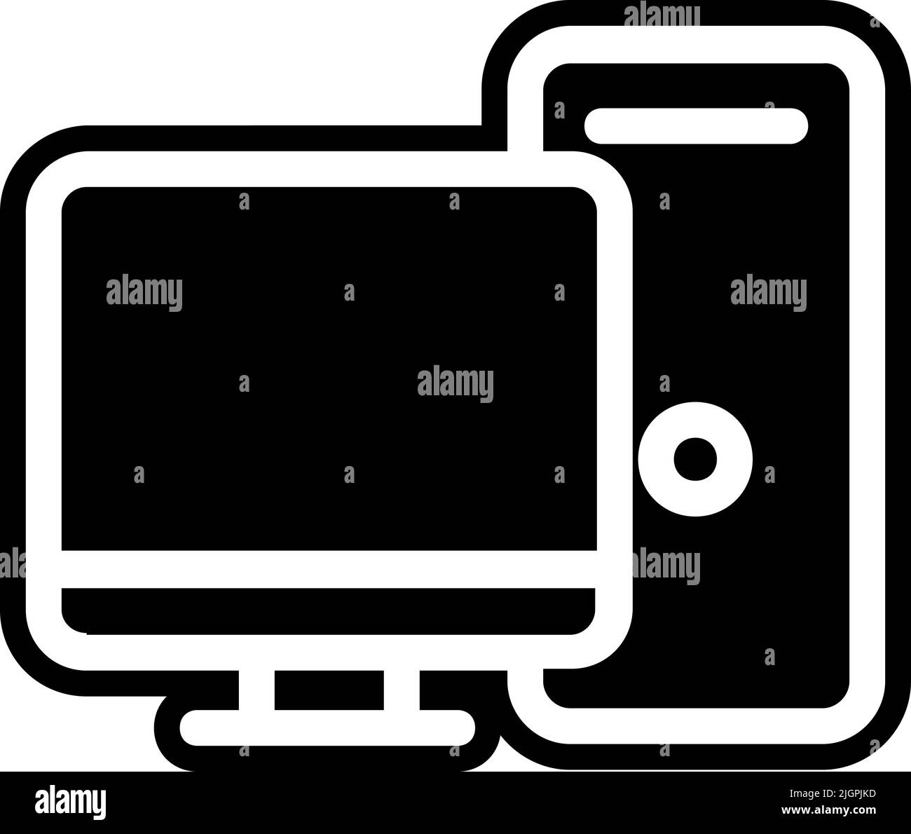 School desktop computer icon Stock Vector Image & Art - Alamy
