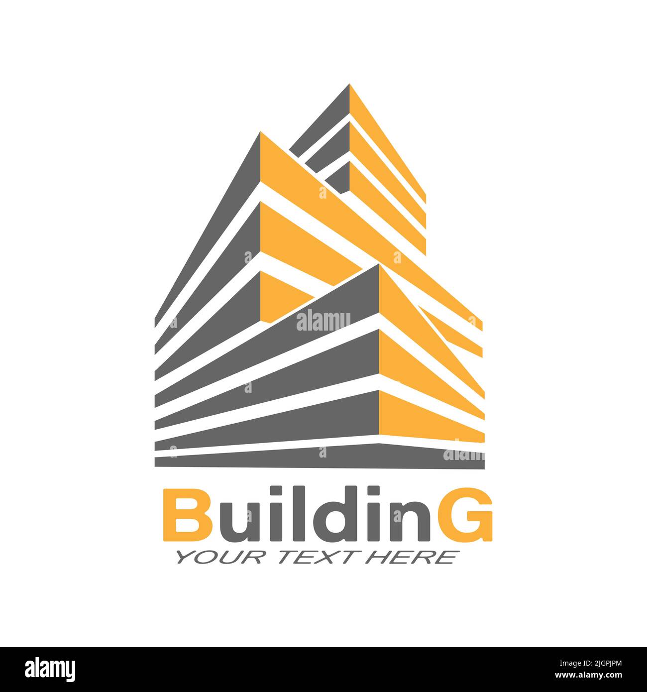 Architecture and construction. Vector template of a logo, sticker or ...