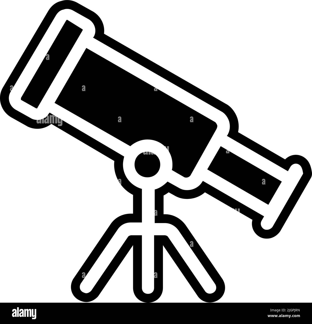 Space telescope outline simple Stock Vector Images - Alamy