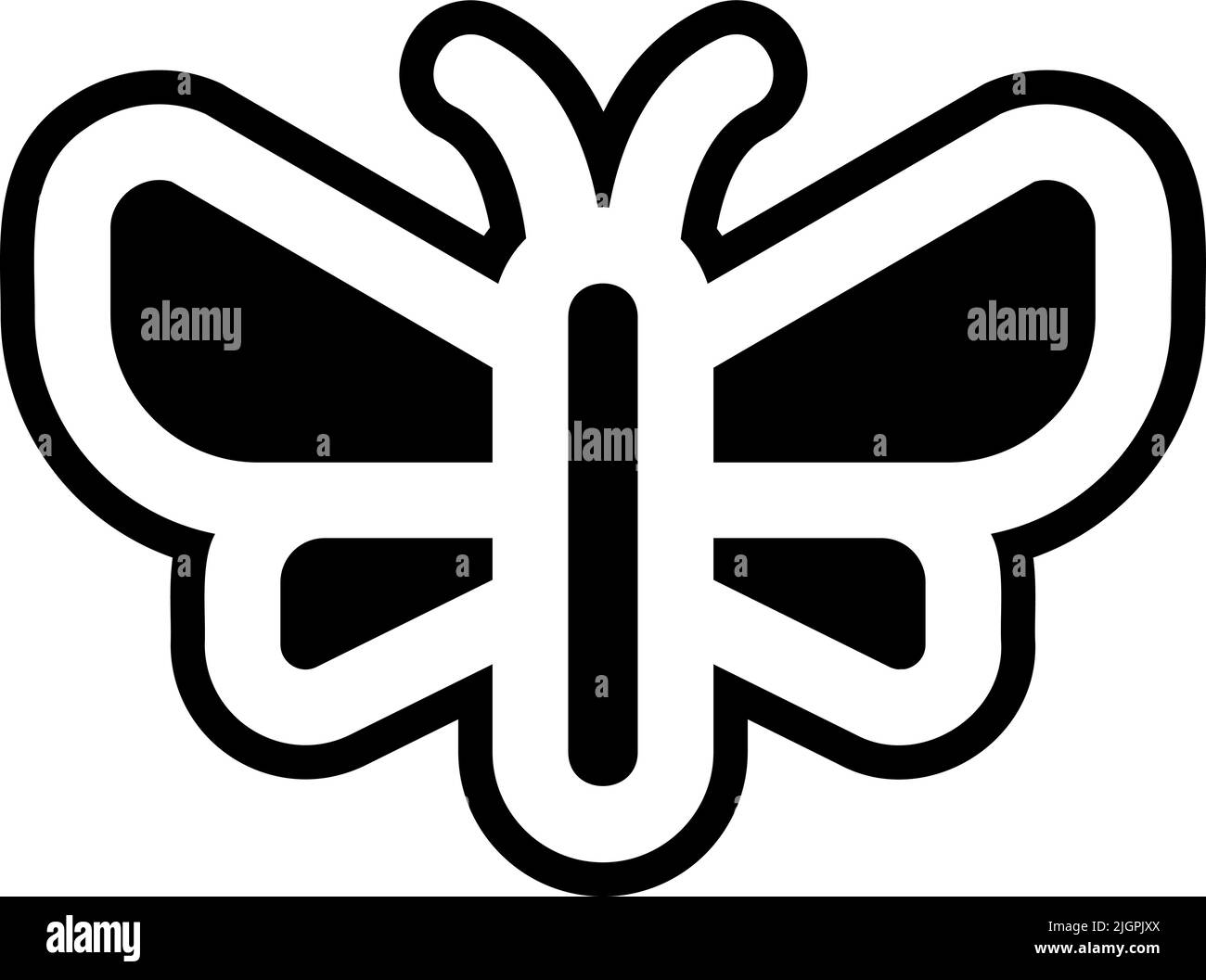 Spring butterfly icon Stock Vector Image & Art - Alamy