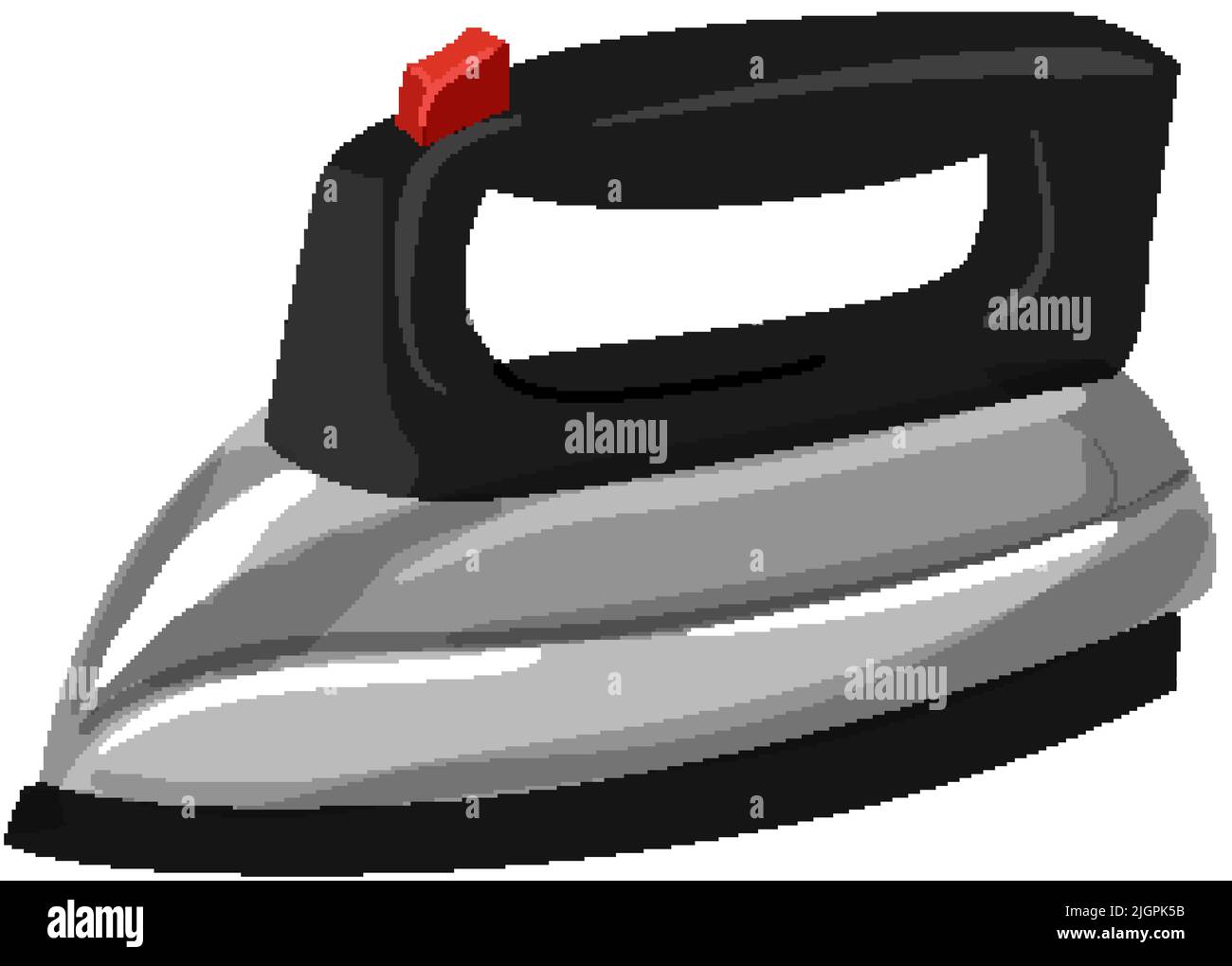 cloth iron laundry cartoon vector illustration Stock Vector Image & Art ...