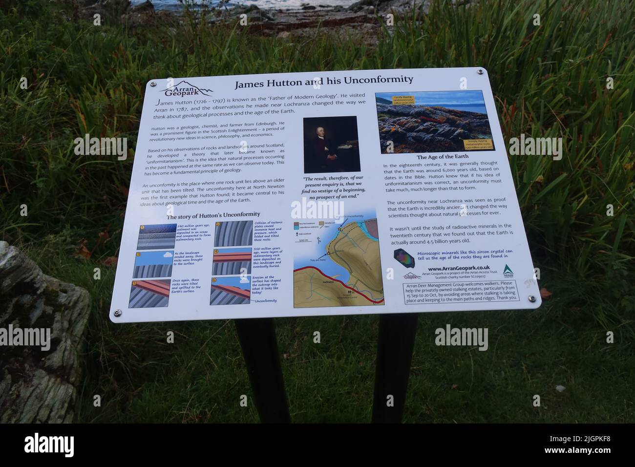 Arran Coastal Way. Isle of Arran. North Ayrshire. Scotland. UK Stock ...