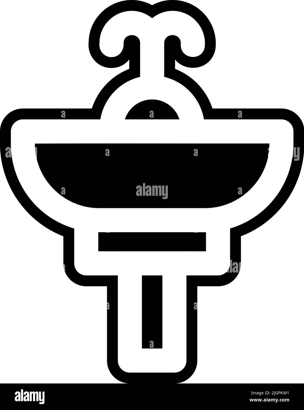 Spring fountain icon Stock Vector Image & Art - Alamy